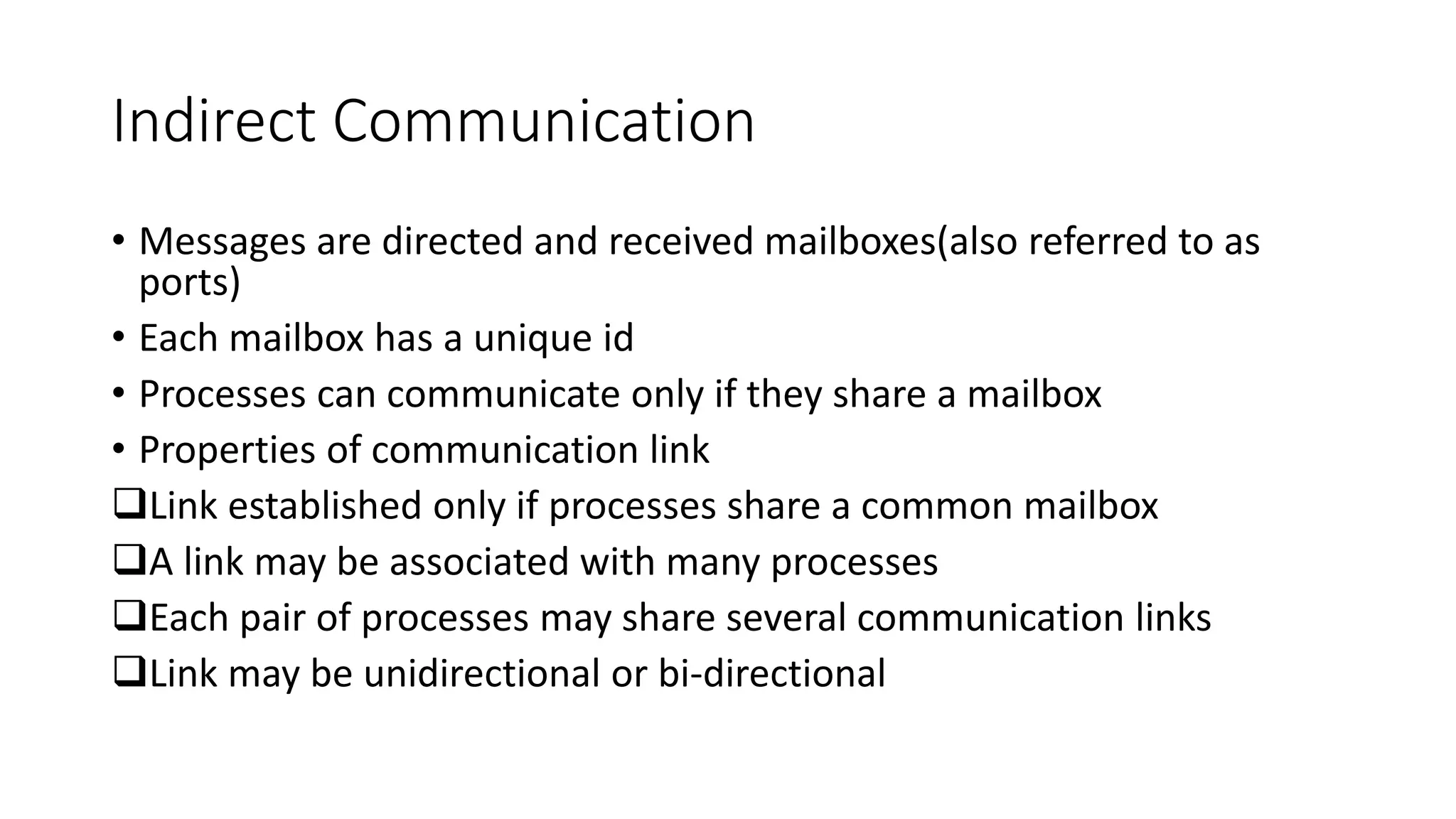 Lecture 5 Inter Process Communication Ppt 