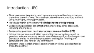 Lecture 5 inter process communication | PPTX | Operating Systems ...