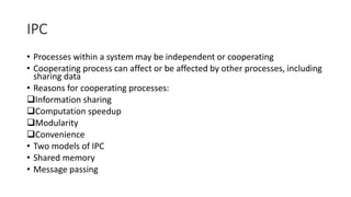 Lecture 5 inter process communication | PPTX | Operating Systems ...