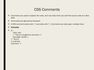 Lecture 5 _ Introduction to CSS-1.ppt. Cascading Style Sheet | PPT