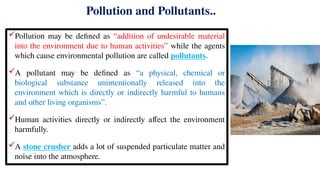 Introduction to Environmental Pollution and their Impacts on Public ...