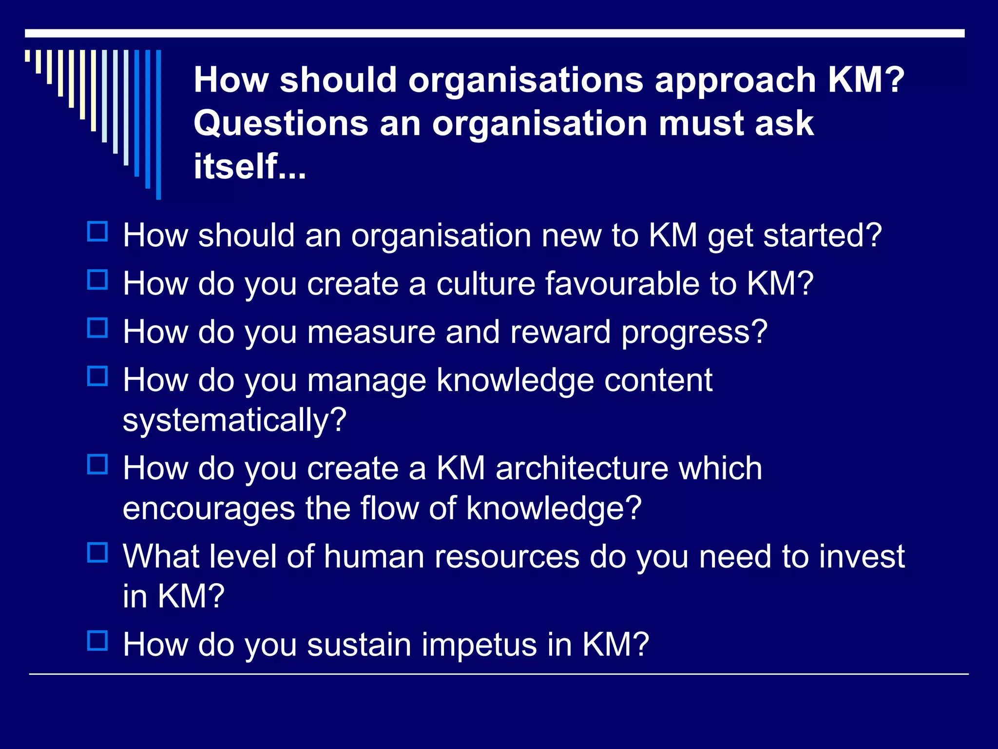 Introduction to Knowledge Management | PPT