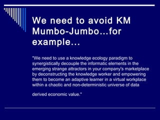 Introduction to Knowledge Management | PPT