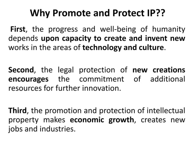 Introduction to Intellectual Property | PPTX | Technology & Computing