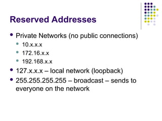 Lecture5_IP_NAT about ip addressing and .ppt