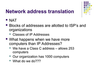 Lecture5_IP_NAT about ip addressing and .ppt