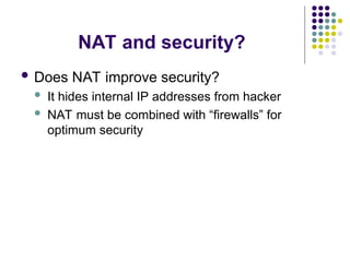 Lecture5_IP_NAT about ip addressing and .ppt