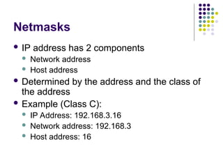 IP natting and subnetting the IP networks | PPT