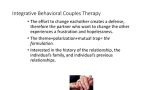 lecture 5. cbt theories, models and methods of couple relationships | PPTX
