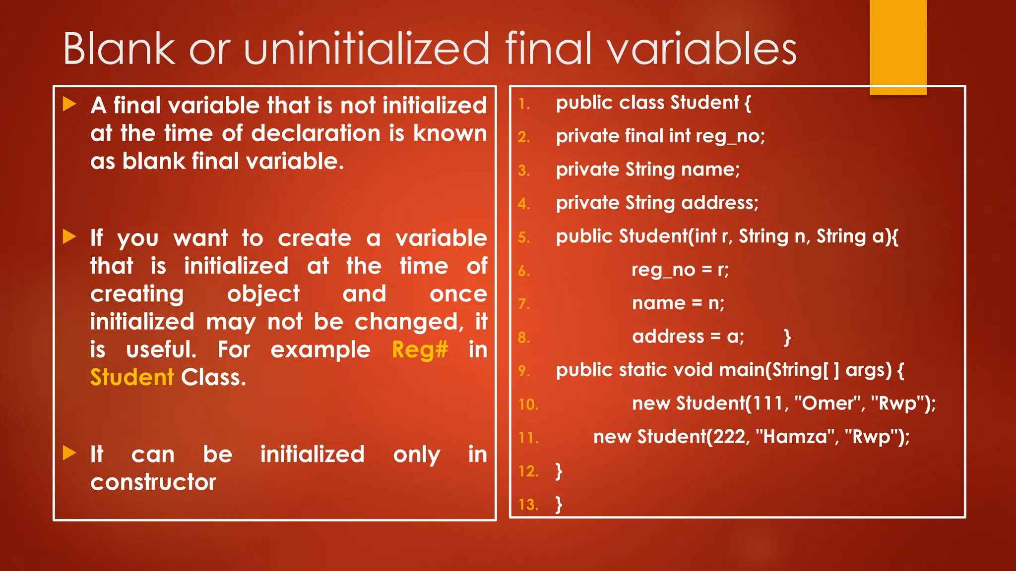 Lecture5methodoverloadingfinalpptx In Java Pptx