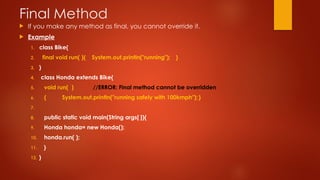 Lecture_5_Method_overloading_Final.pptx in Java | PPTX