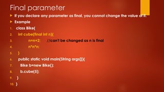 Lecture_5_Method_overloading_Final.pptx in Java | PPTX