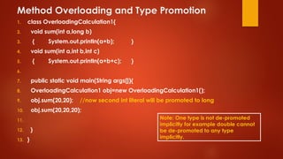 Lecture_5_Method_overloading_Final.pptx in Java | PPTX
