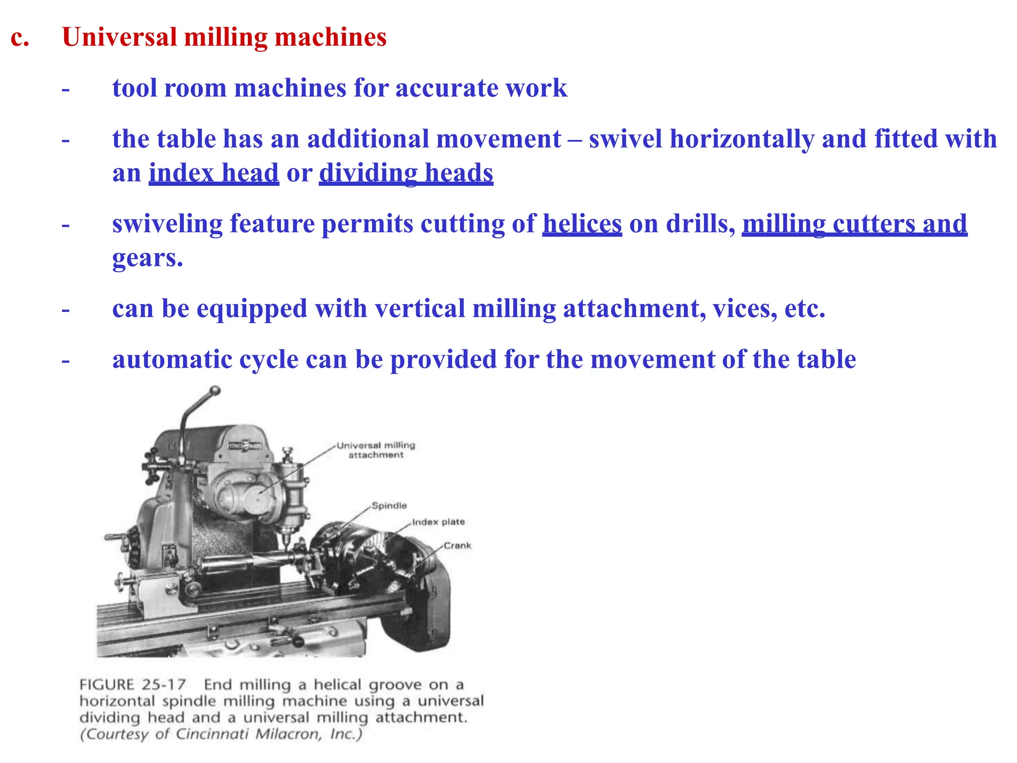lecture5 milling.ppt machining operation | PPTX