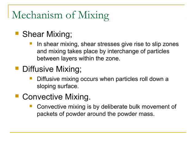 Mixing | PPT