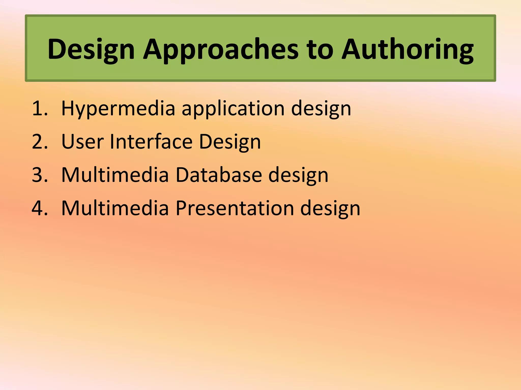 Multimedia Presentation and Authoring | PPTX