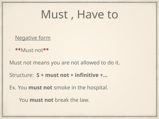 Lecture 5 Modals English Modals Verbs education .pptx
