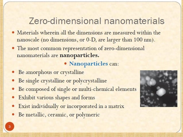nanomaterial and dimensional effect | PPT | Chemistry | Science