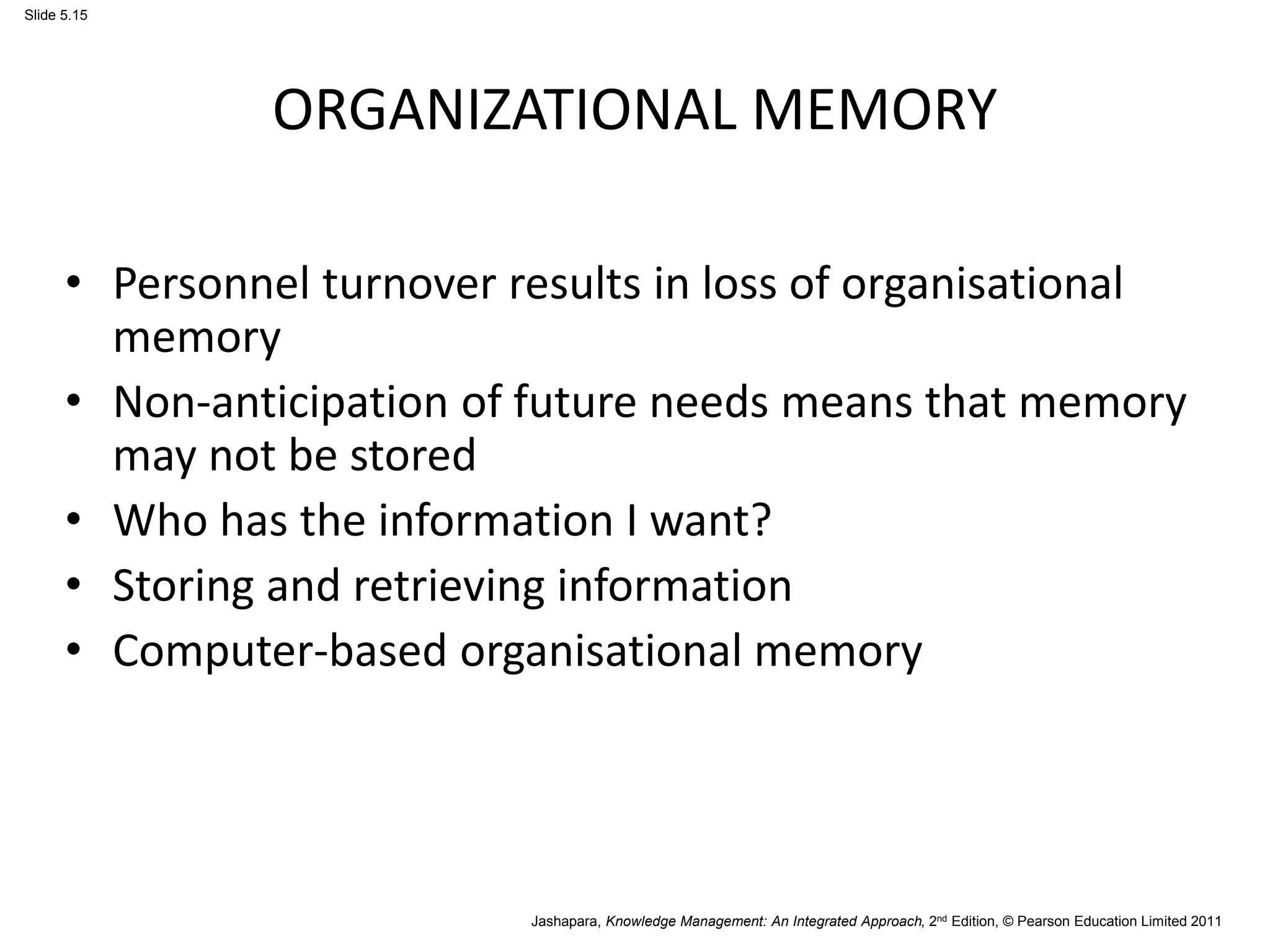 Lecture 5 organisational learning | PPT