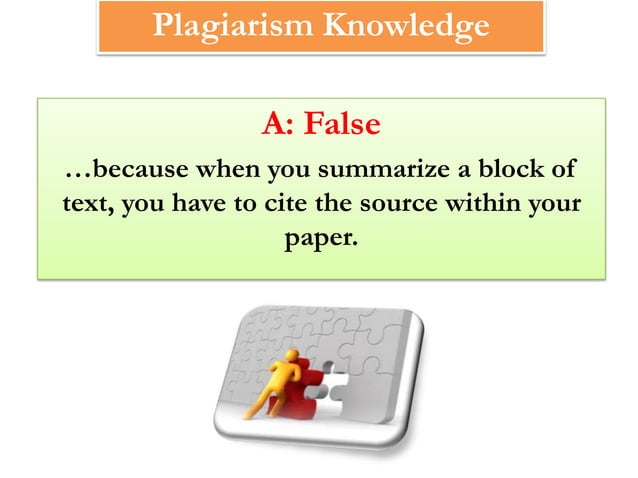Lecture 5 plagiarism knowledge | PPT