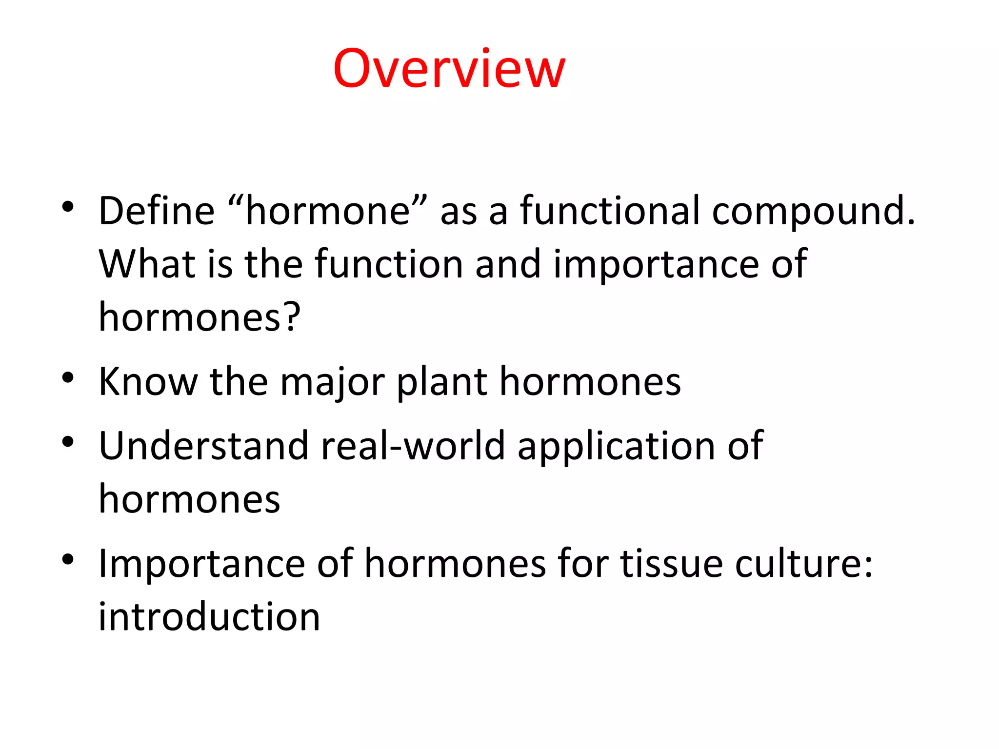 Lecture 5 plant hormones 2014 | PPT