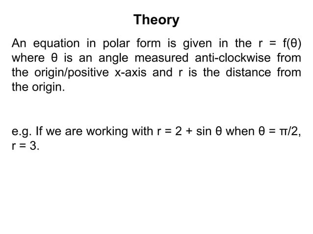 Lecture 5(polar coordinates) | PDF