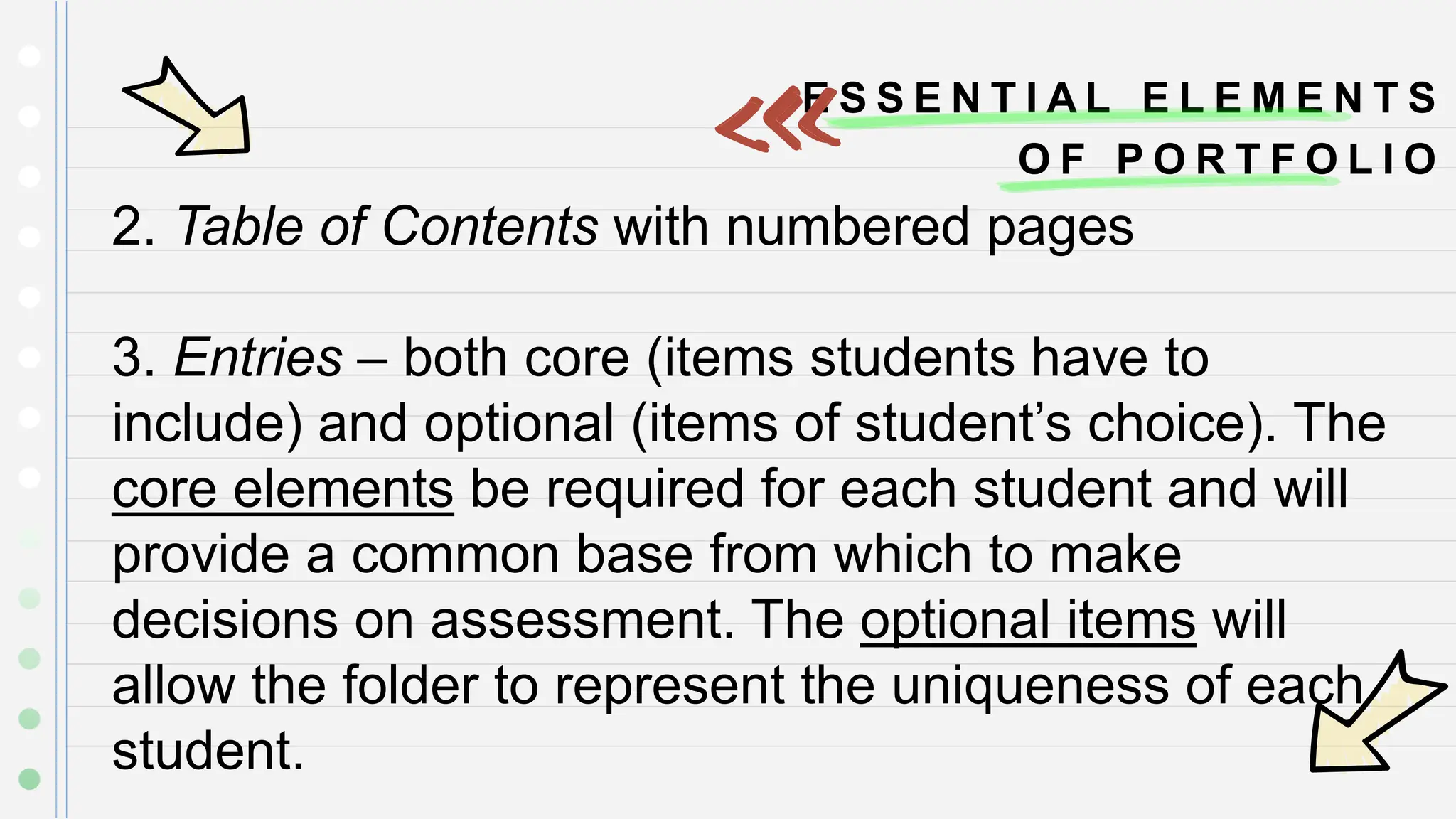 Lecture 5 Portfolio Assessment assessment in learning 2 | PDF