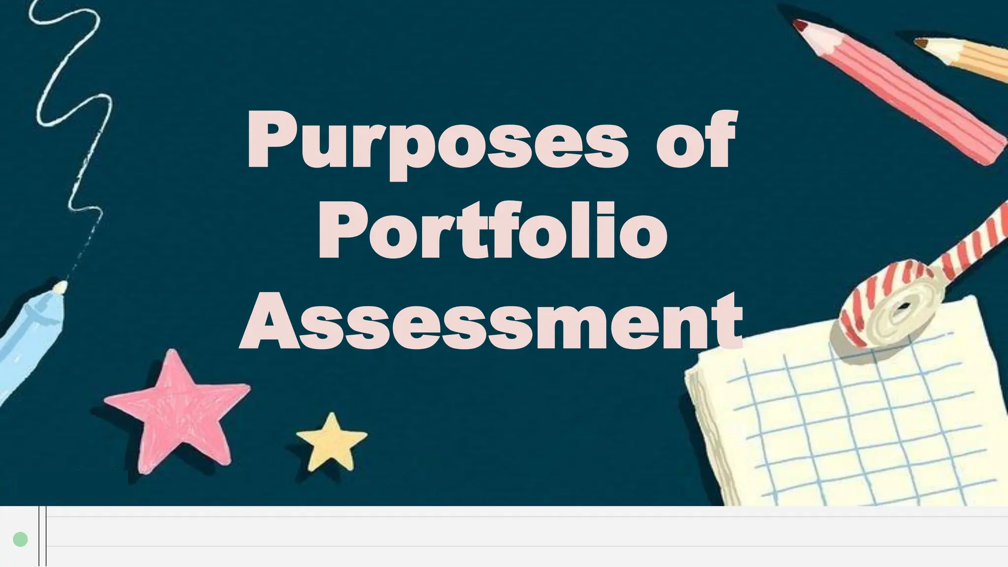 Lecture 5 Portfolio Assessment assessment in learning 2 | PDF