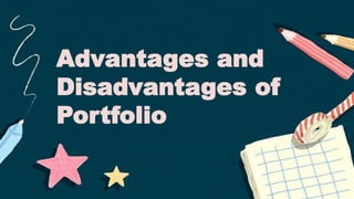 Lecture 5 Portfolio Assessment assessment in learning 2 | PDF