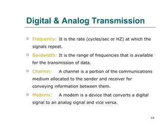 Lecture #5 Data Communication and Network | PPT