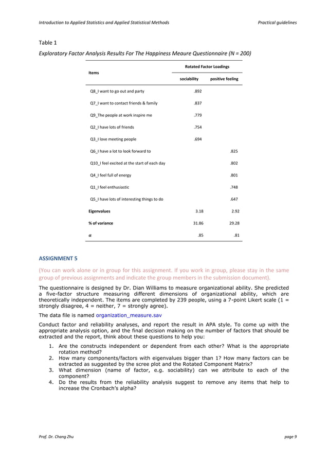 Lecture 5 practical_guidelines_assignments | PDF