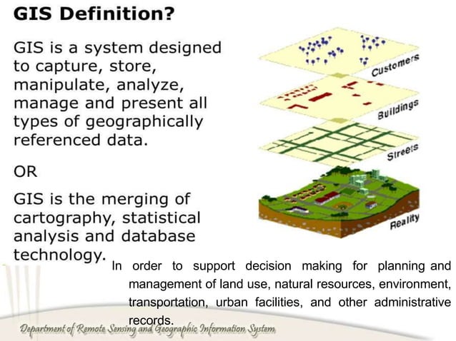 GEOGRAPHICAL INFORMATION SYSTEM (GIS) | PPTX