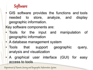 GEOGRAPHICAL INFORMATION SYSTEM (GIS) | PPTX