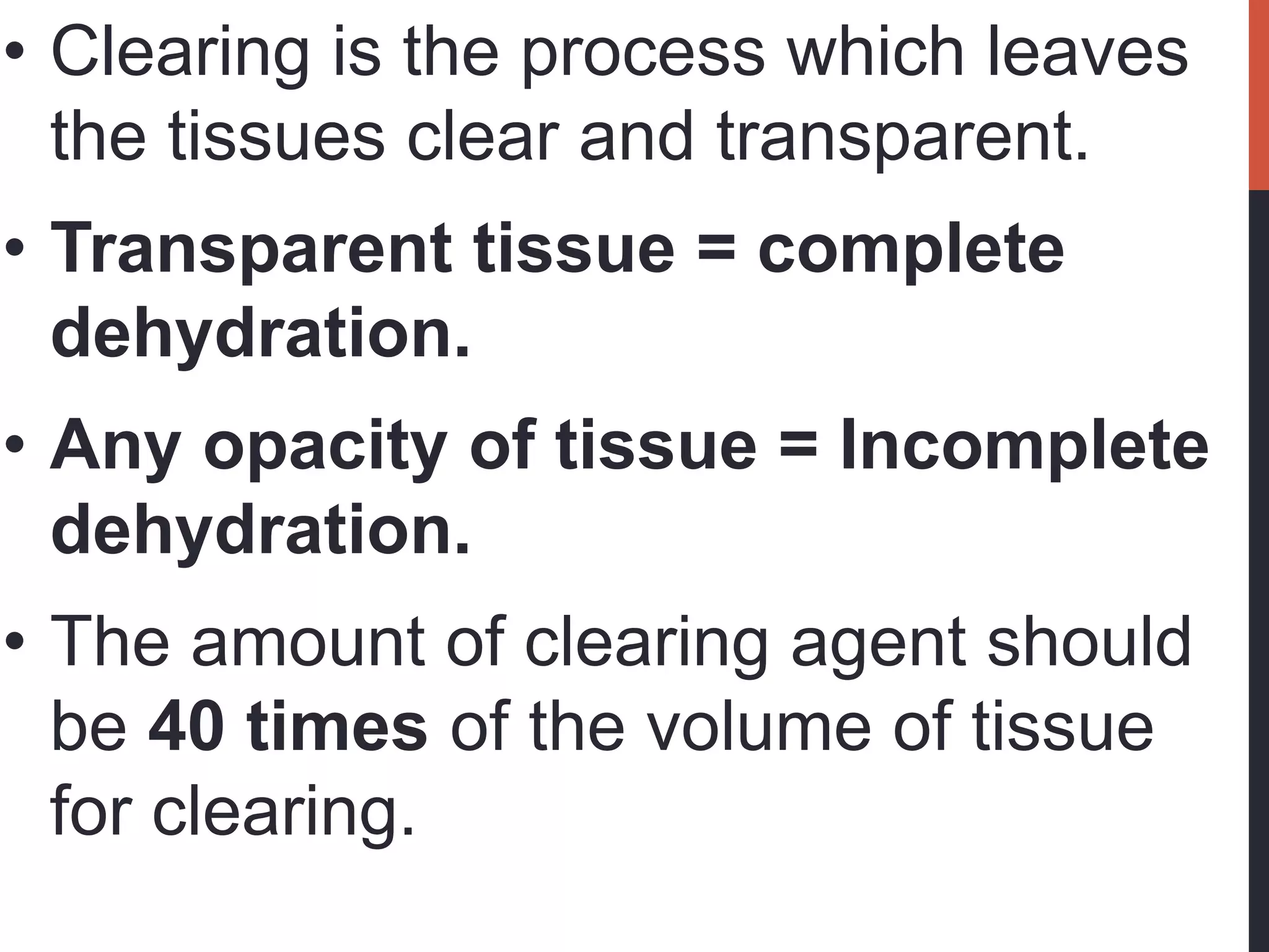 Lecture (5) processing of tissue in histopathology laboratory | PPTX