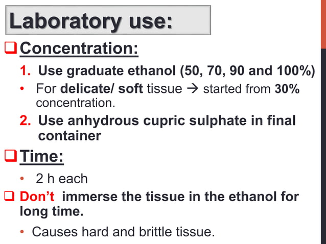 Lecture (5) processing of tissue in histopathology laboratory | PPTX ...