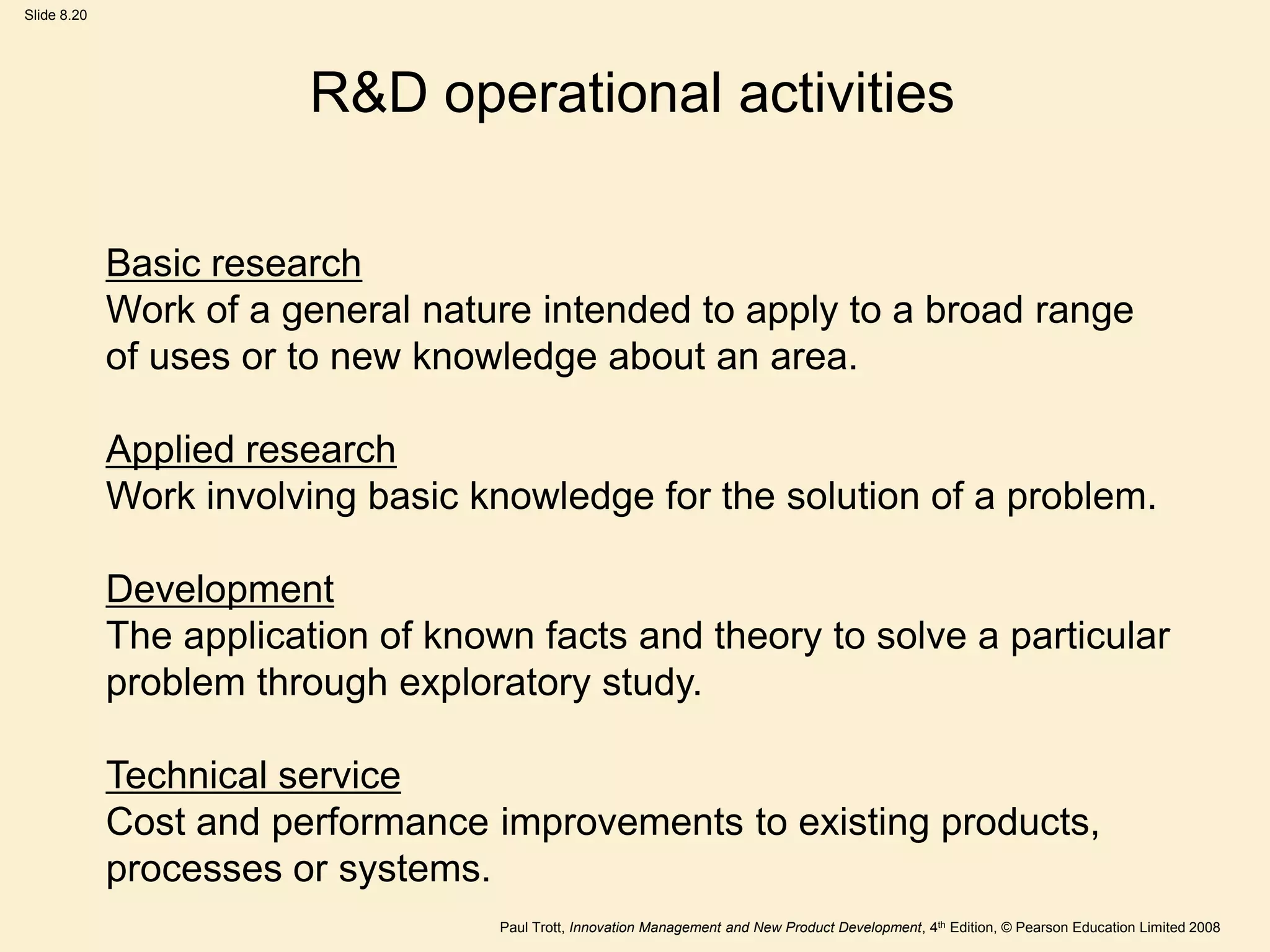Research and Development | PDF