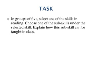 Lecture 5 reading skills | PDF