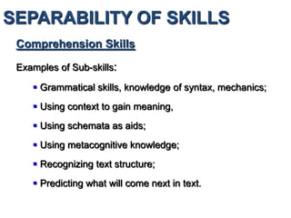 Lecture 5 reading skills | PDF