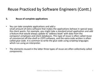 Lecture 5 reusability | PPTX