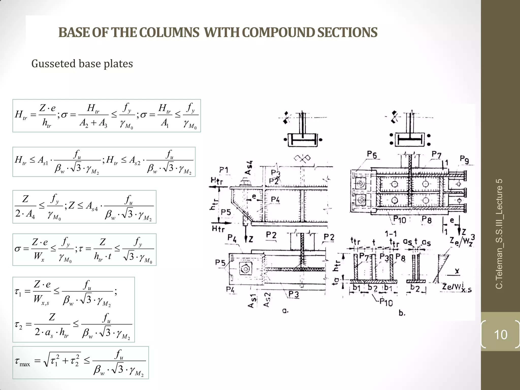 Lecture 5 s.s.iii Design of Steel Structures - Faculty of Civil ...