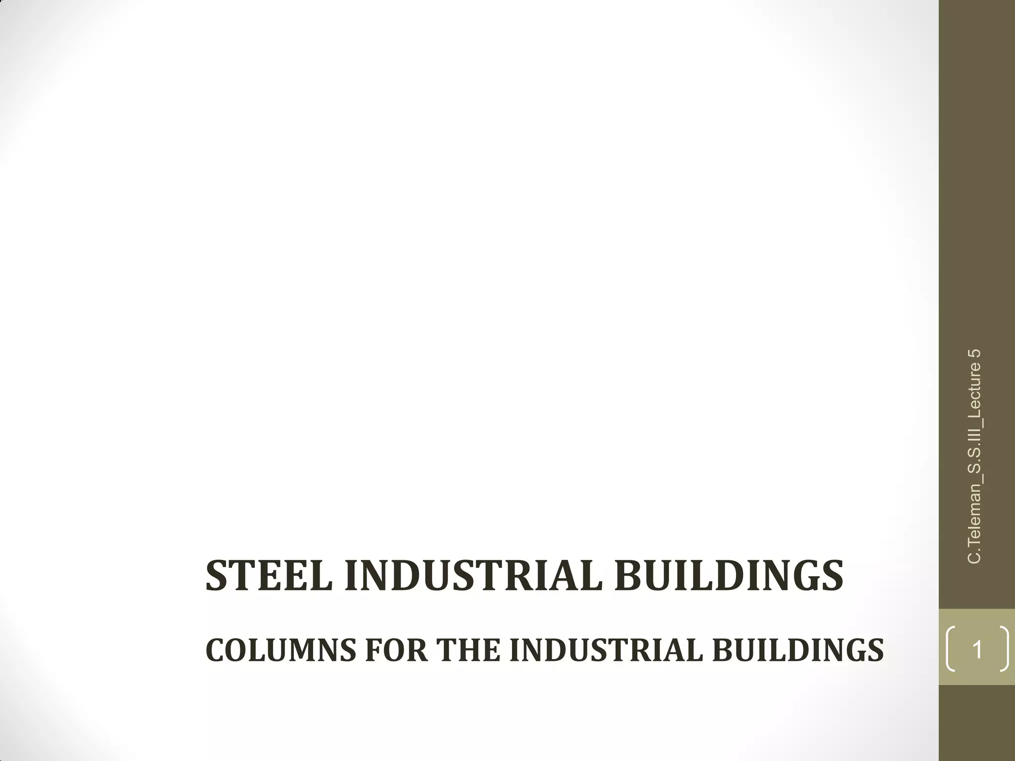 Lecture 5 s.s.iii Design of Steel Structures - Faculty of Civil ...