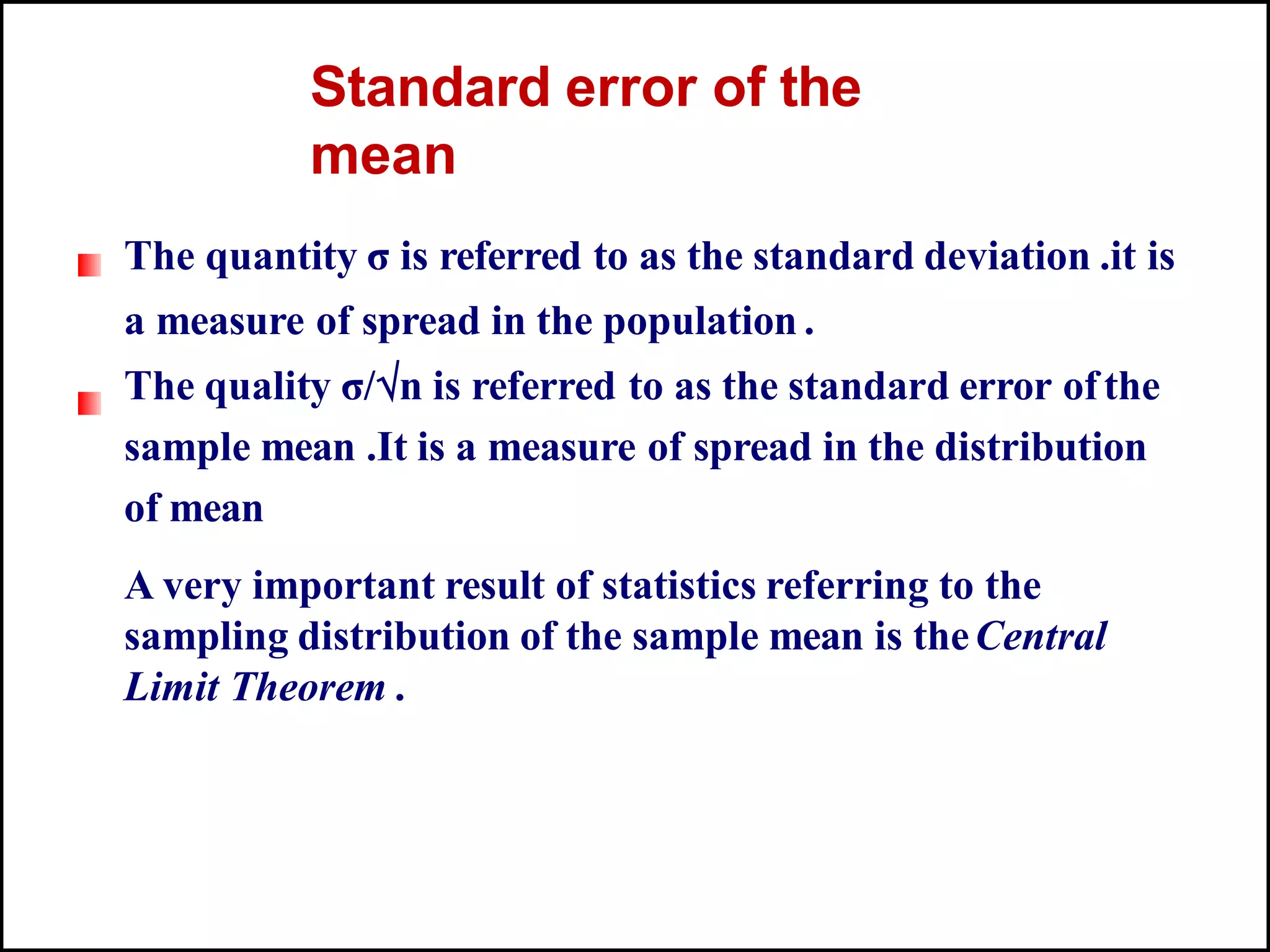Lecture 5 Sampling distribution of sample mean.pptx