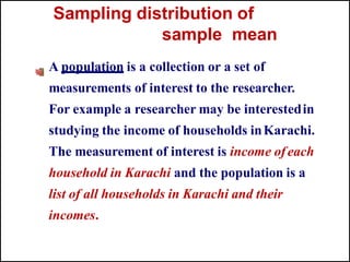 Lecture 5 Sampling distribution of sample mean.pptx