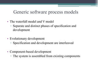 Generic Software Process Models | PPTX