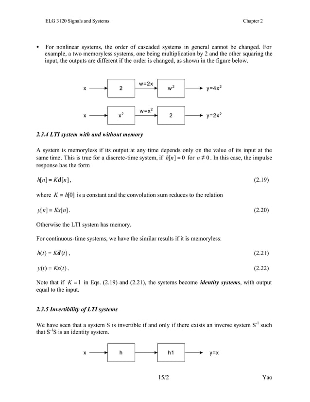 Lecture 5 The Convolution Sum Pdf 7563