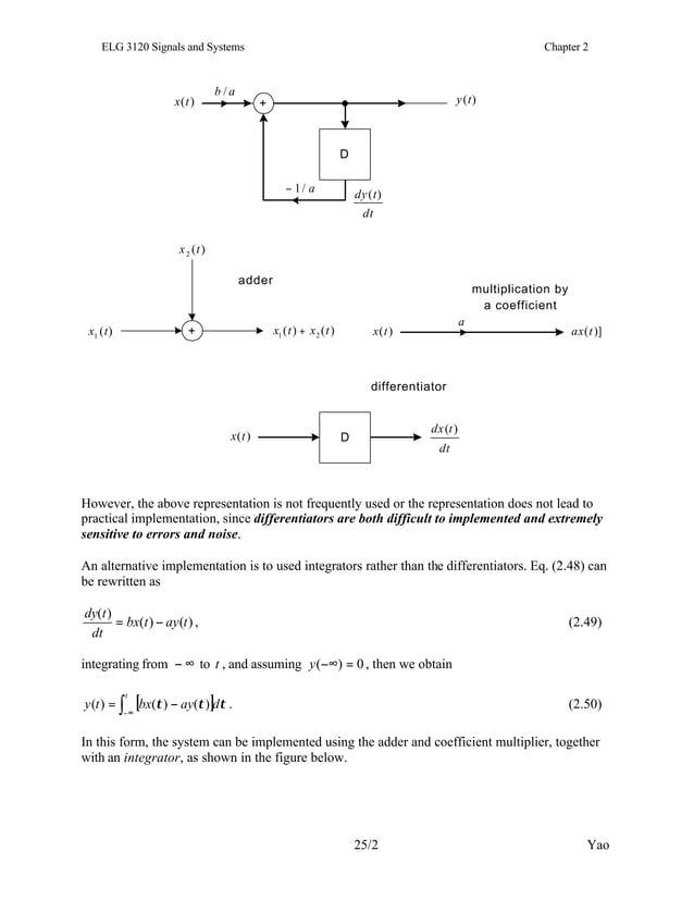 Lecture 5: The Convolution Sum | PDF | Physics | Science