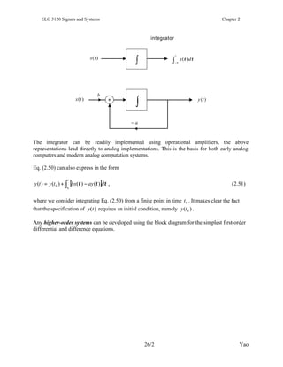 Lecture 5: The Convolution Sum | PDF