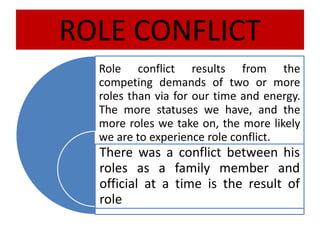 Lecture on Social Status and Role | PPT