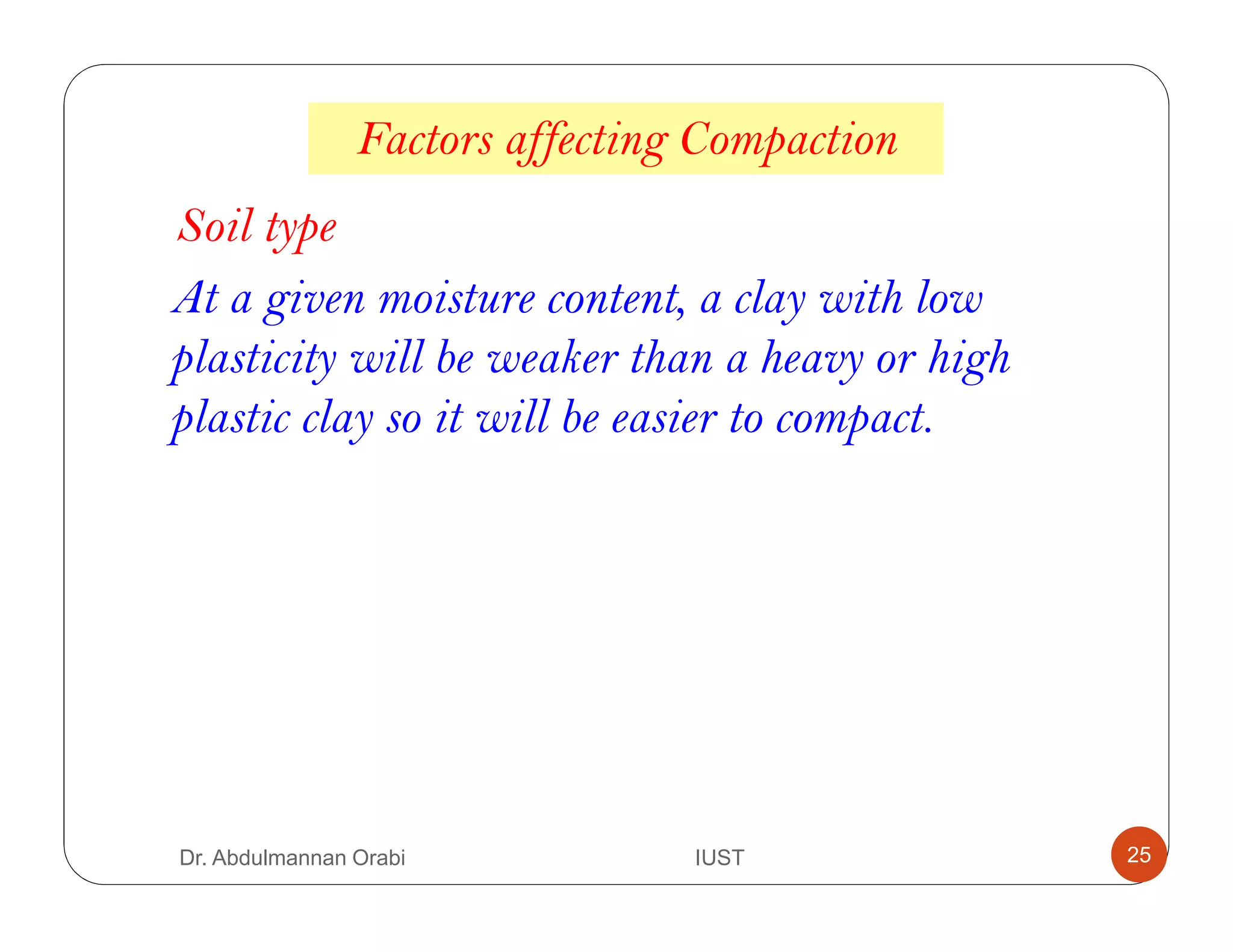 Lecture 5 soil compaction | PDF