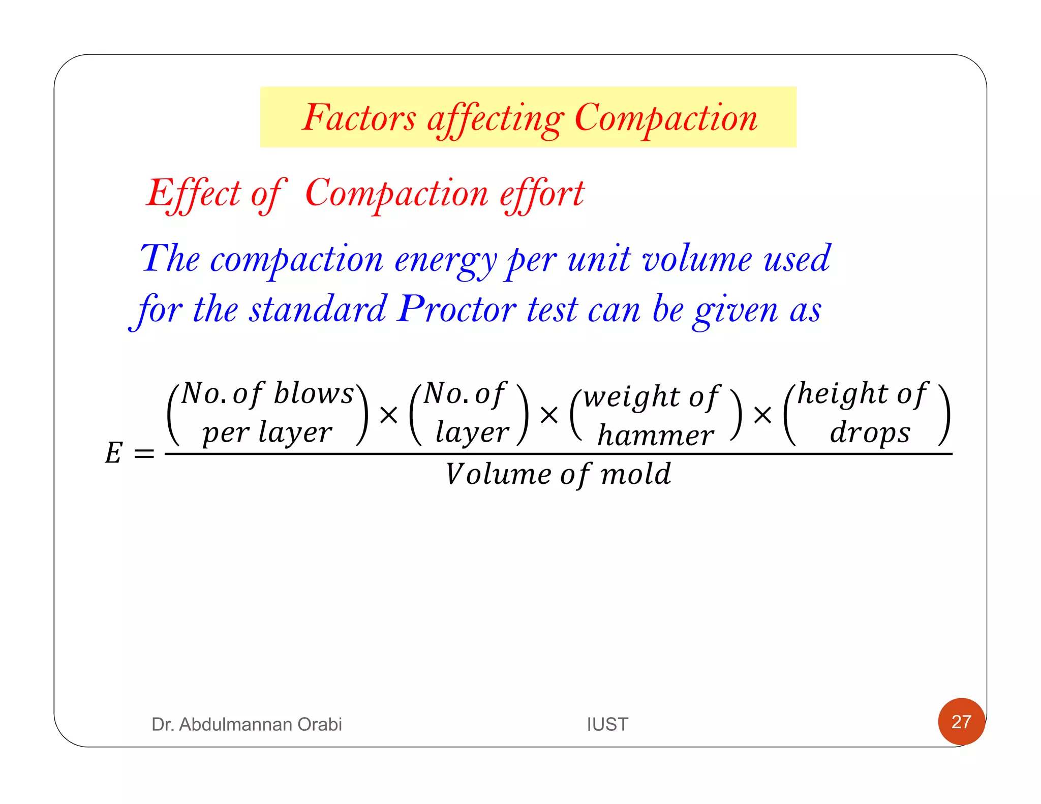 Lecture 5 soil compaction | PDF